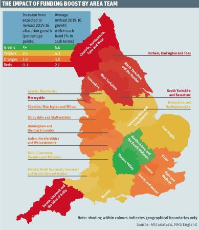Revealed: the biggest winners from the NHS funding boost | Local ...