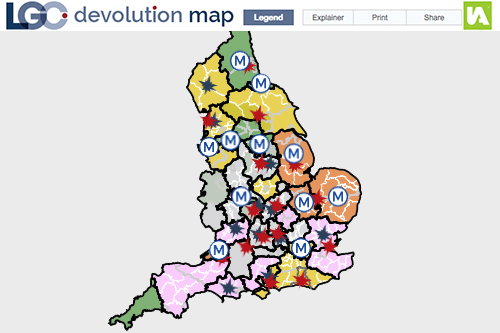 Area-by-area devolution guide | Local Government Chronicle (LGC)