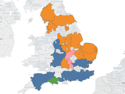 Reorganisation map: area by area guide | Local Government Chronicle (LGC)