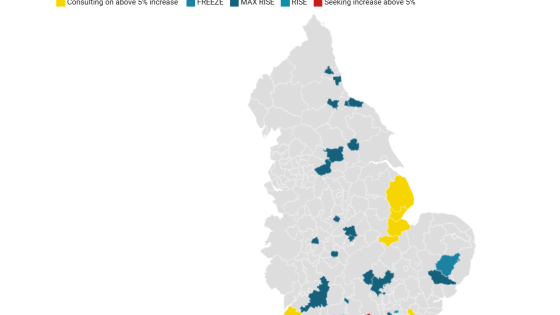 MAPPED: LGC council tax tracker 2025-26 | Local Government Chronicle (LGC)