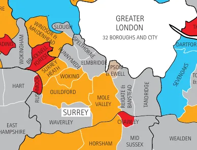 Surrey leaders disagree over scale of reorganisation | Local Government ...