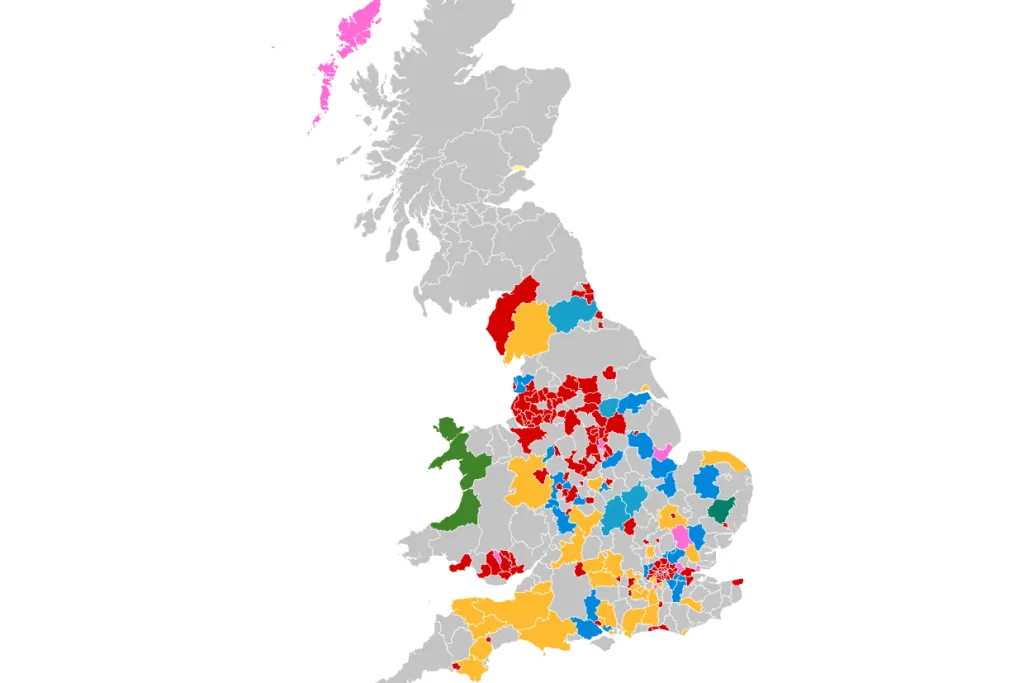 Council control 2025: Explore LGC's interactive maps | Local Government ...