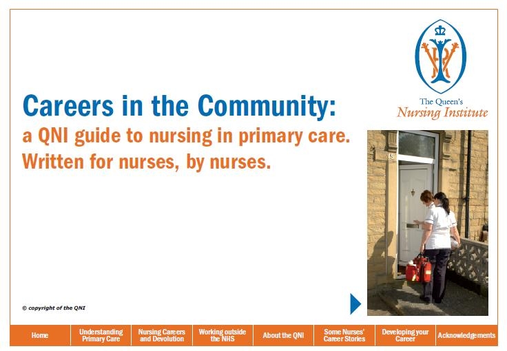 Careers in the Community: A QNI guide to nursing in primary care ...