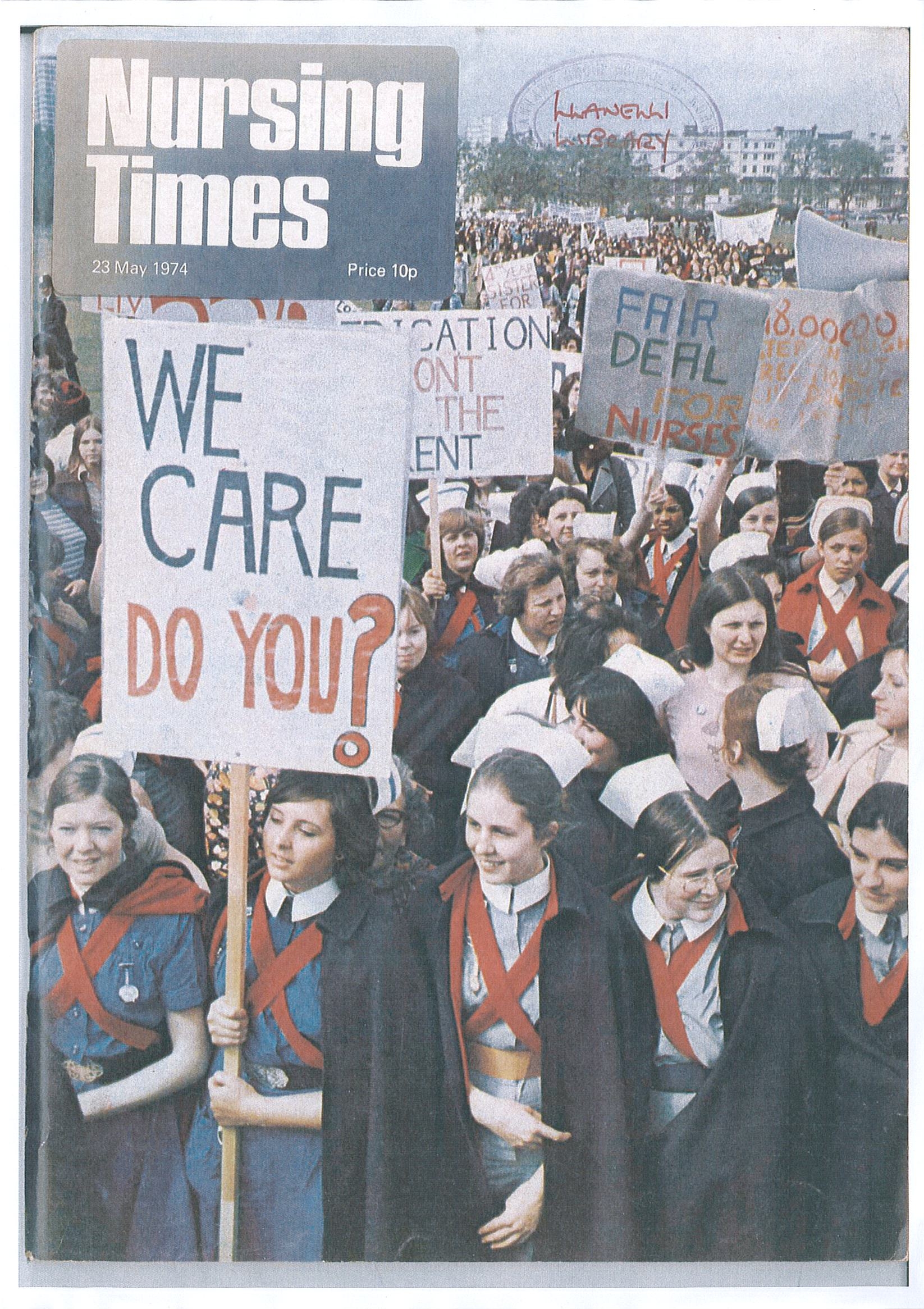 Nurse protester of 74 to march again on Saturday | Nursing Times