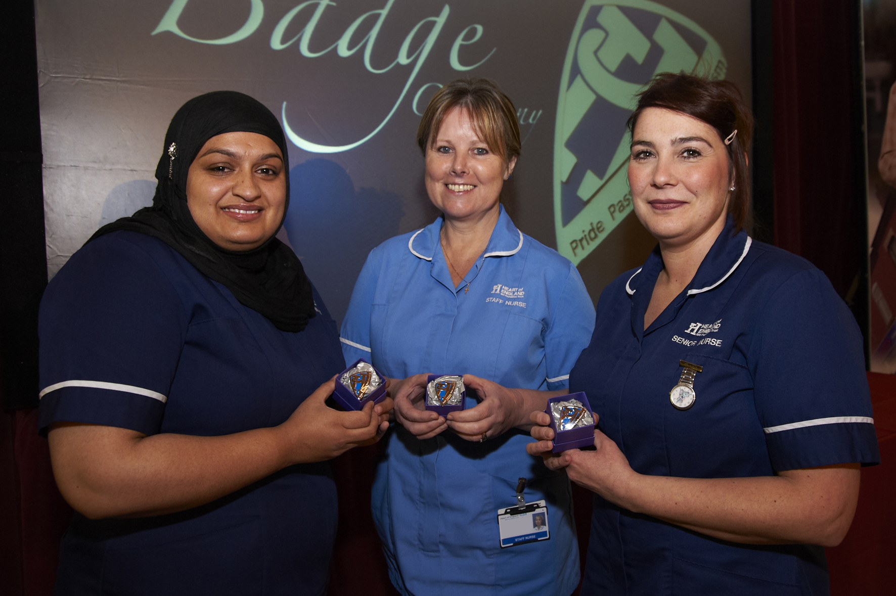 Nurses awarded hospital badges | Nursing Times