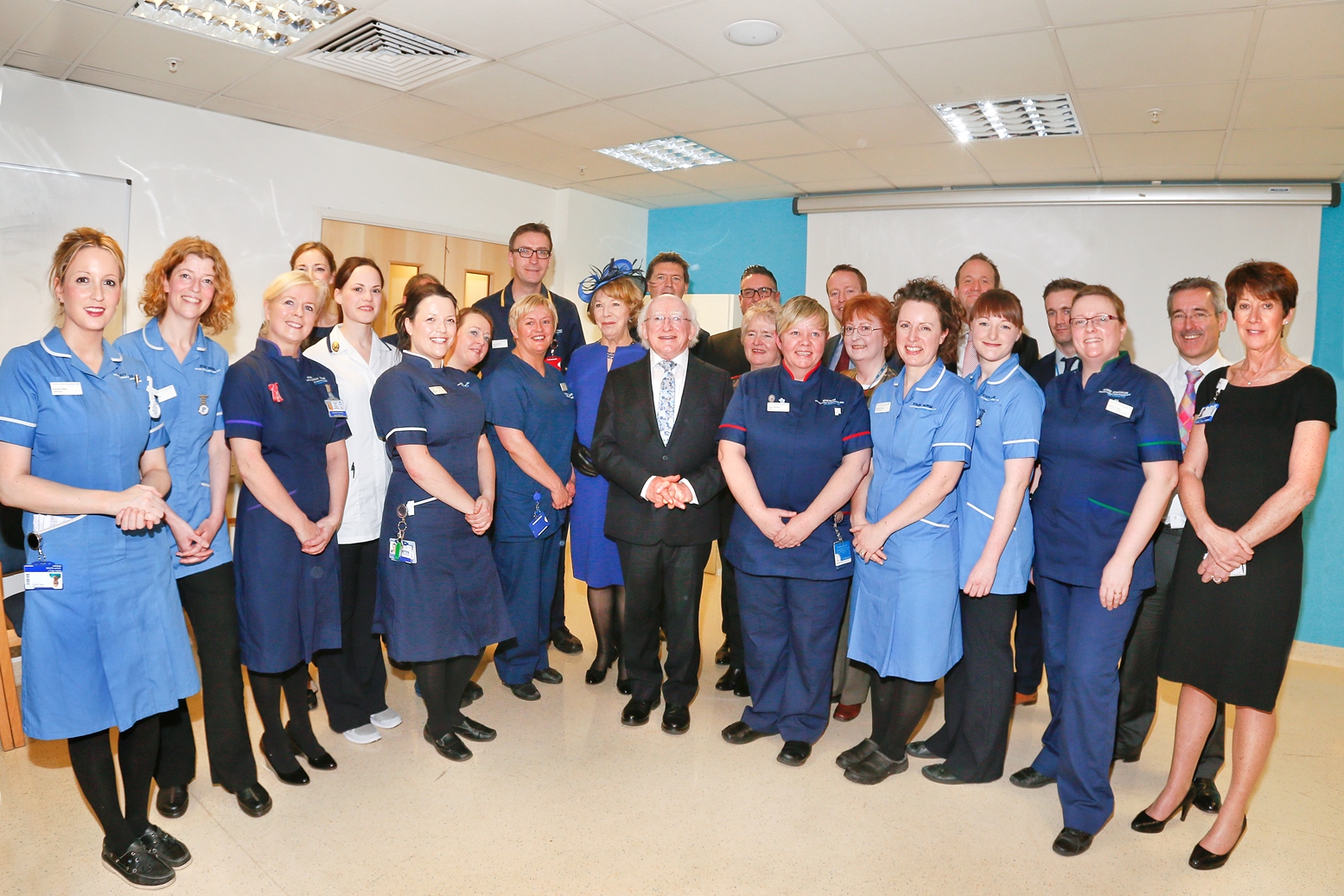 Irish president meets nurses at London hospital | Nursing Times