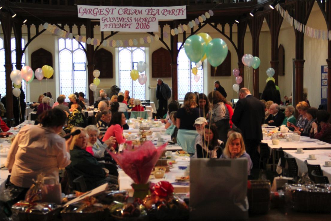 Students raise nutrition and hydration awareness with giant tea party ...