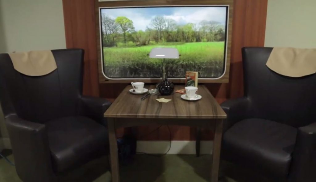 Care home adopts ‘steam train simulator’ to help dementia patients