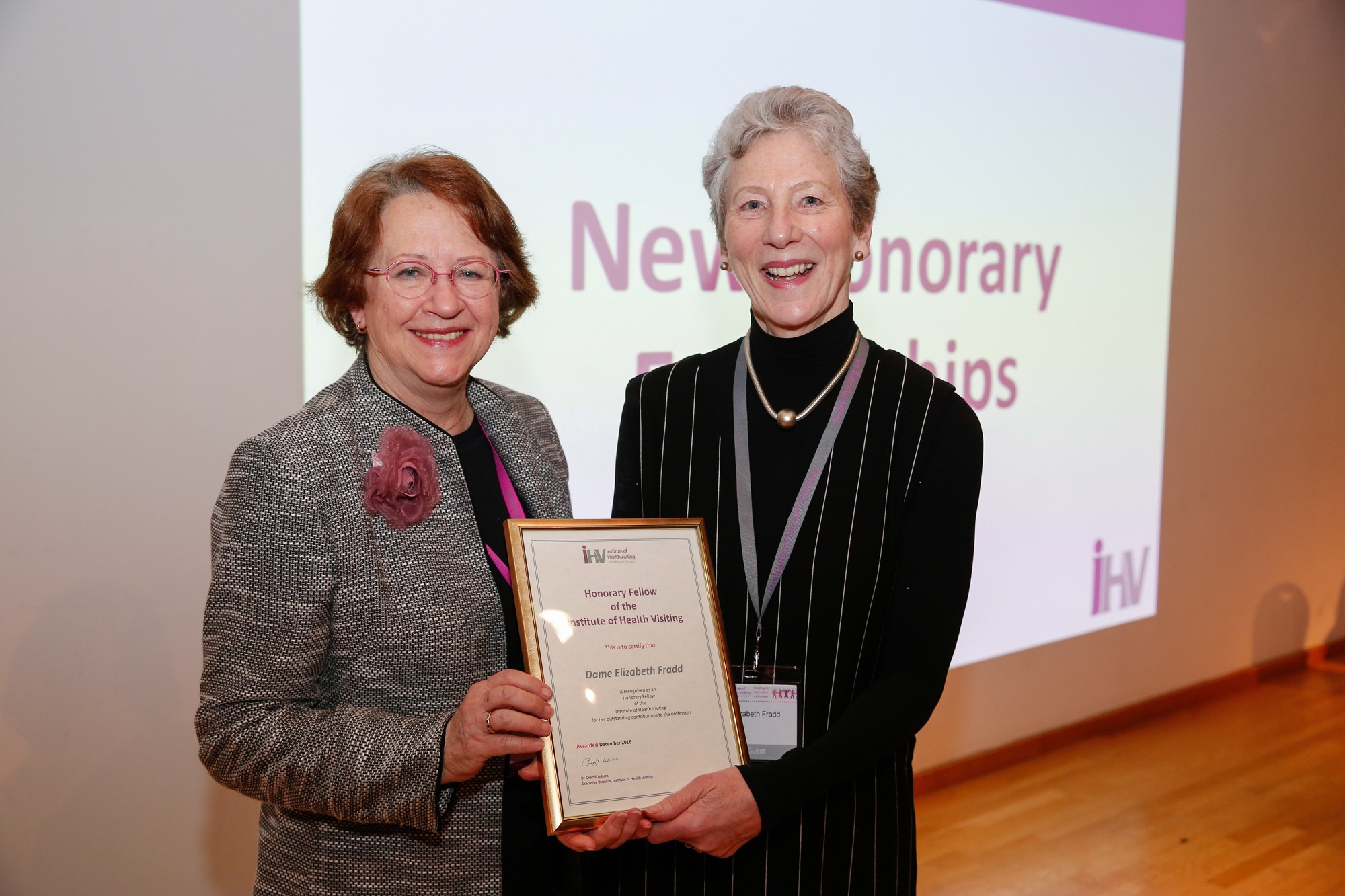 Senior figures thanked for support by health visiting body | Nursing Times