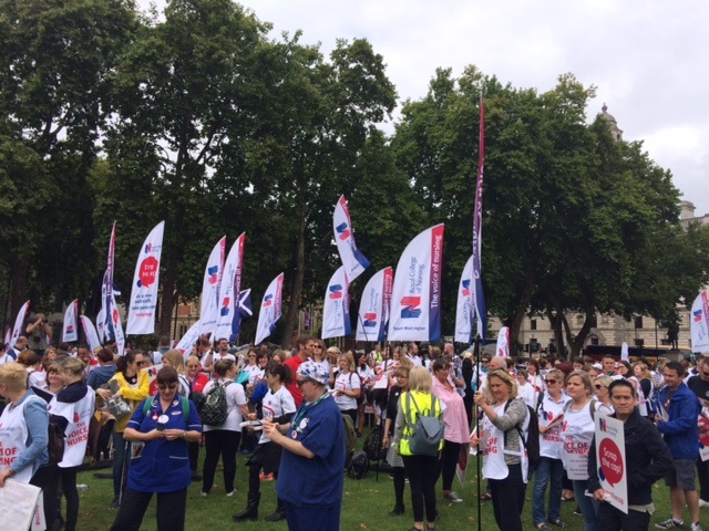 RCN chief calls for above inflation pay rise at rally to end 1% cap ...