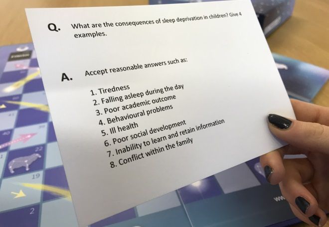 Health visitor invents game to help children to get a good night’s sleep