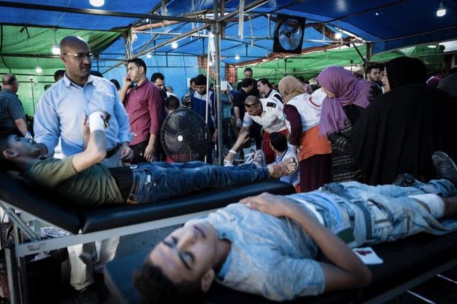 Nurse in Gaza: 'We had no choice but to lay patients on the ground ...