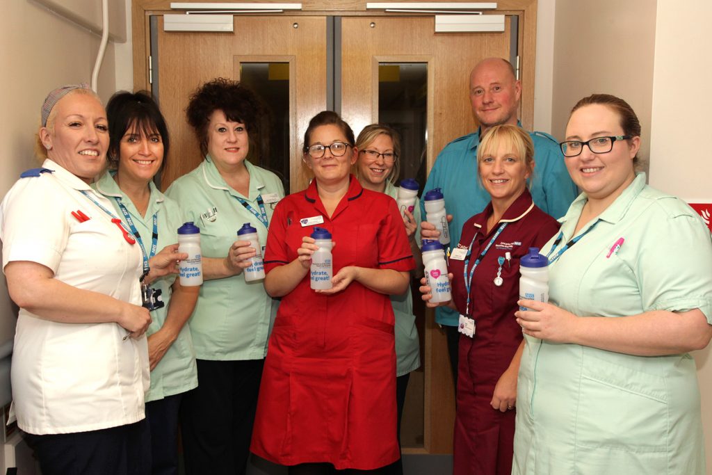 Trust seeks to keep nurses hydrated by giving them water bottles ...