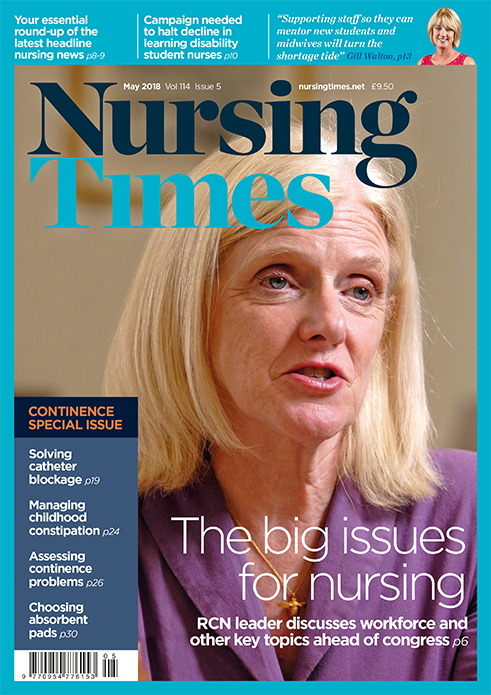 Digital Magazine: Nursing Times May 2018