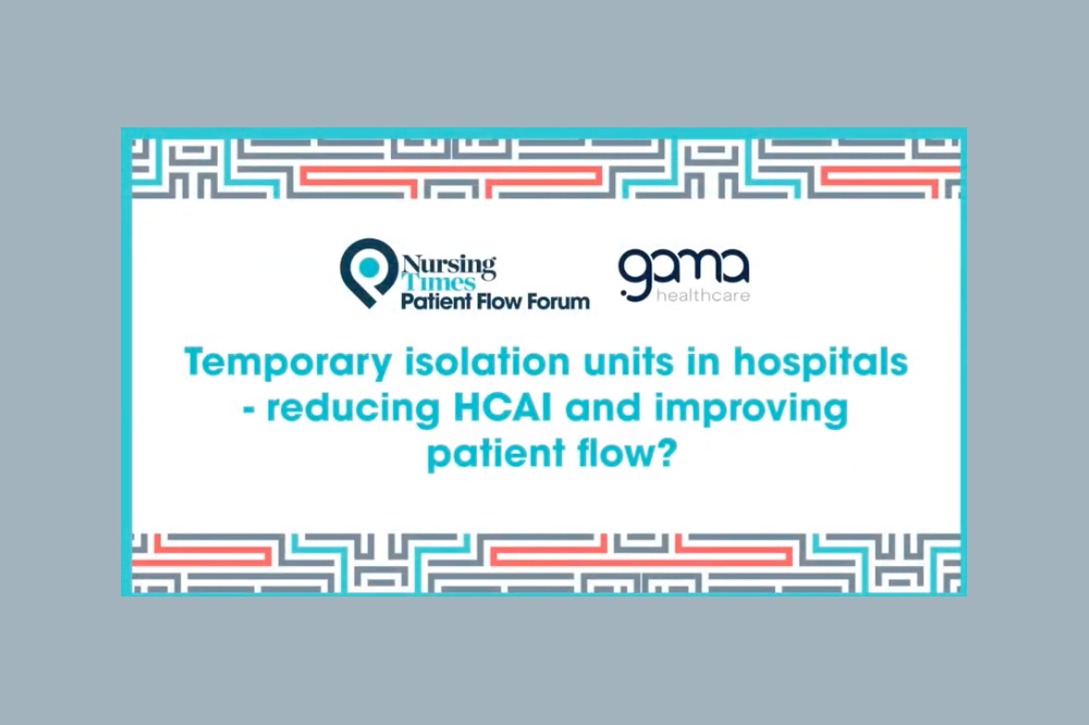 Watch: Patient Flow Forum 2021 – Temporary isolation units in hospitals ...