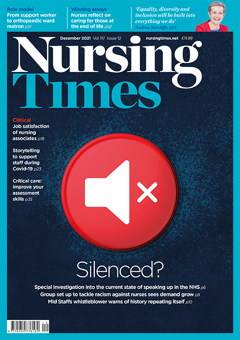 Digital Magazine: Nursing Times December 2021