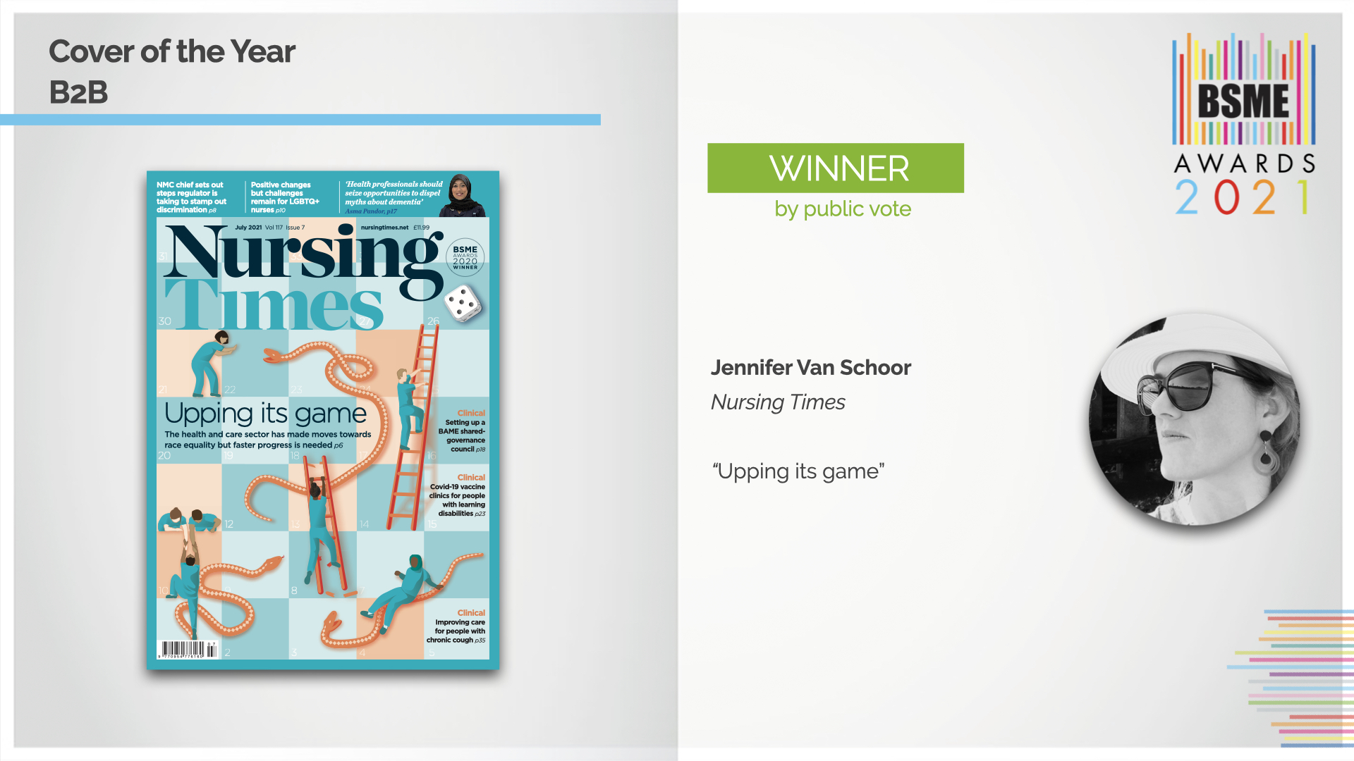 Nursing Times’ winning cover design gains praise from magazine editors ...