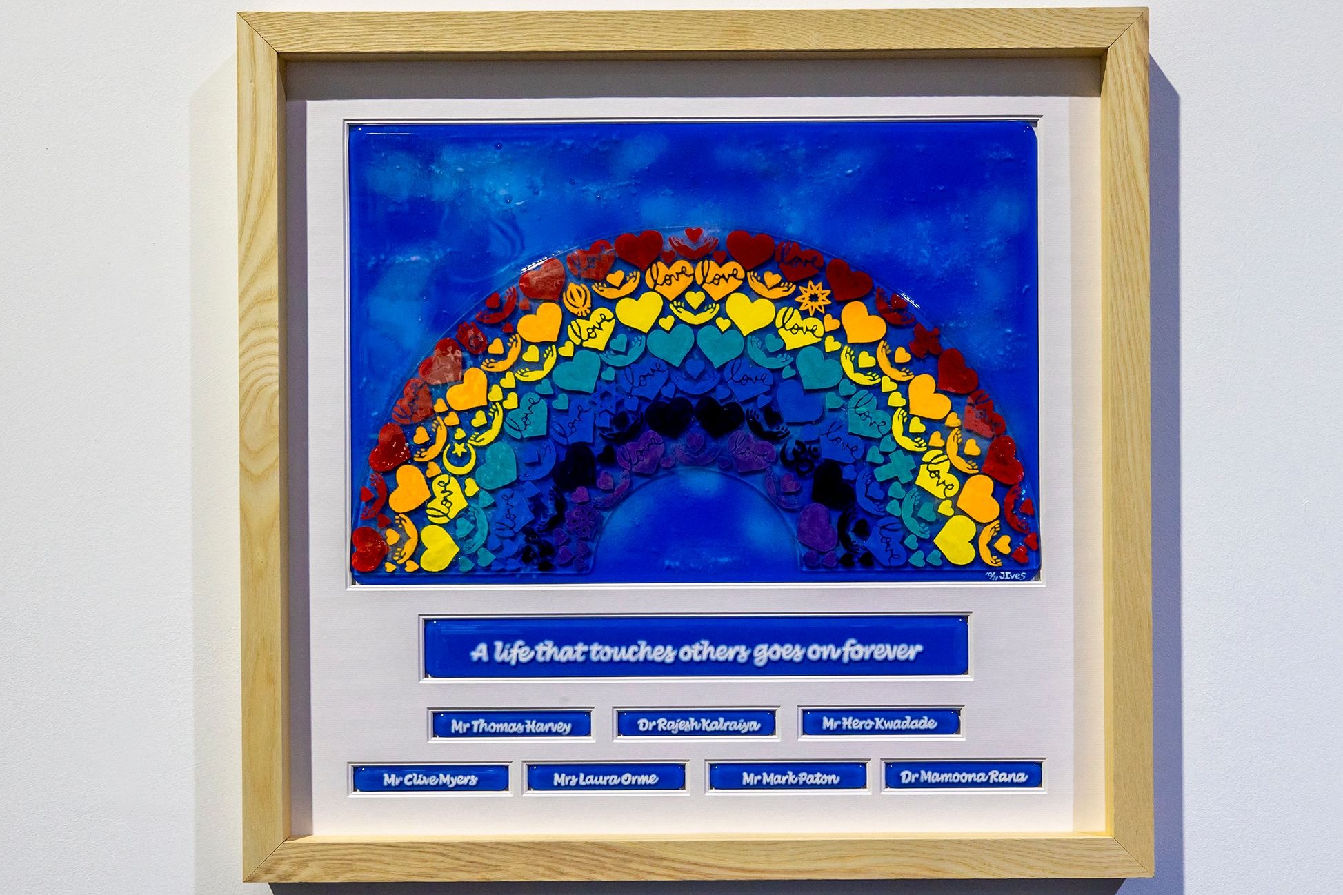 Commemorative artwork honours NHS staff who died of Covid-19 | Nursing ...
