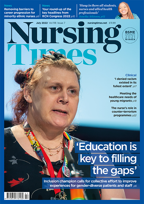 Digital Magazine: Nursing Times July 2022