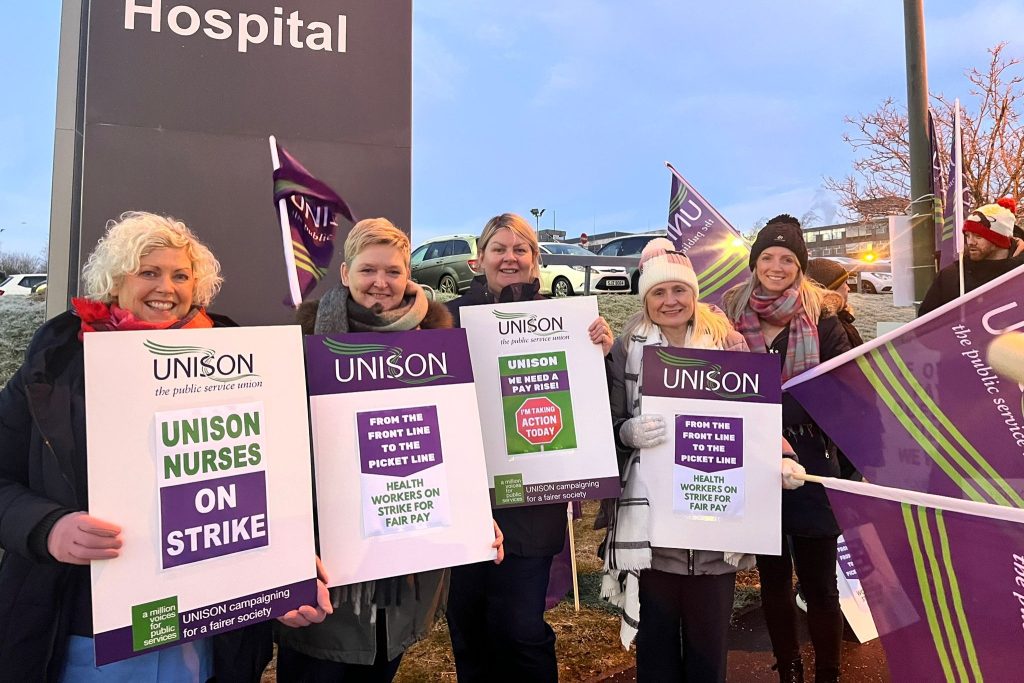 'Determined' Northern Ireland nurses go out on strike | Nursing Times