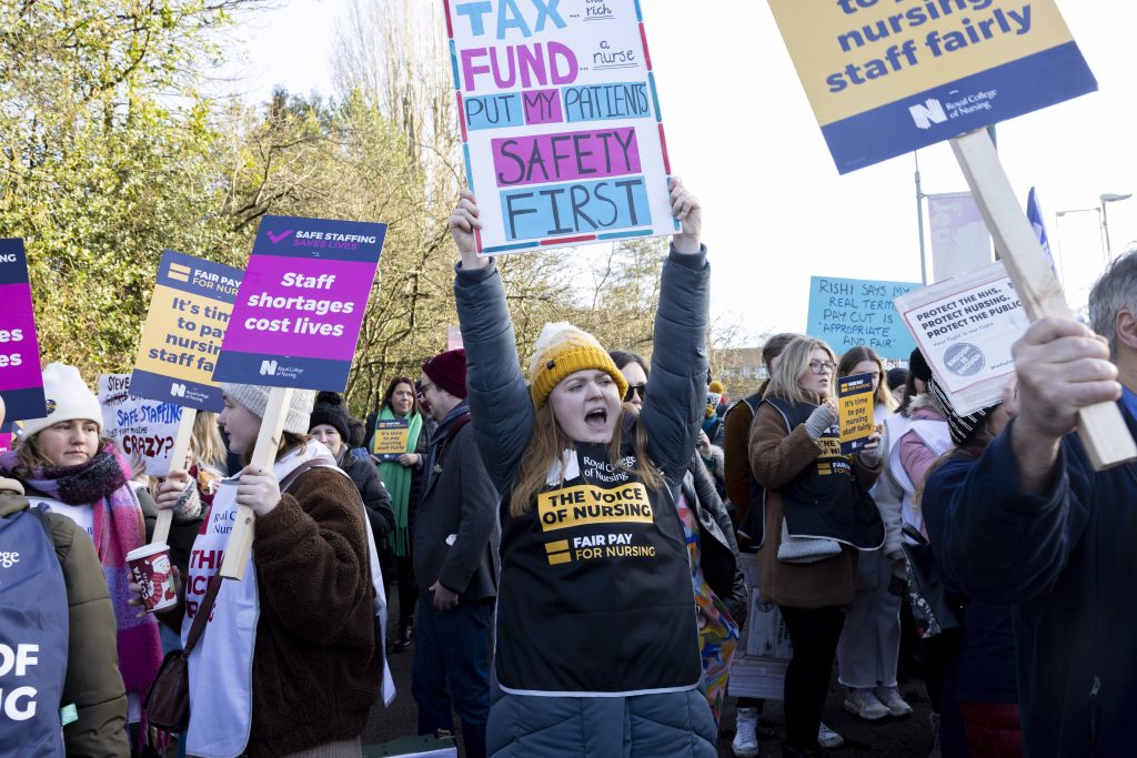 Nurse and ambulance staff to strike on same day but ‘not co-ordinated ...
