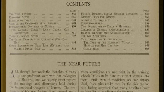Issue 1264 1929 07 20 Nursing Times