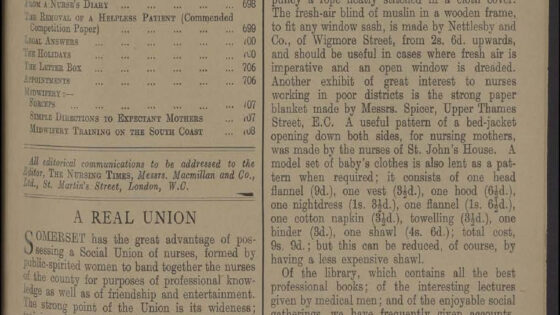 Issue: 175 1908-09-05 | Nursing Times