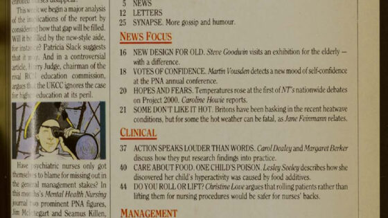 Issue: 29 1986-07-16 | Nursing Times