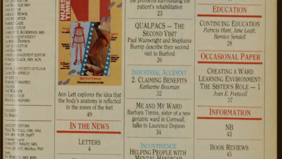 Issue: 33 1983-08-17 | Nursing Times