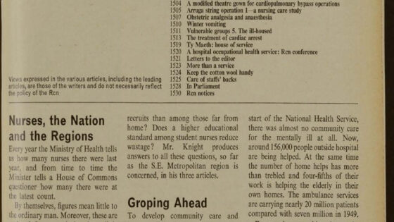 Issue: 1965-11-05 | Nursing Times