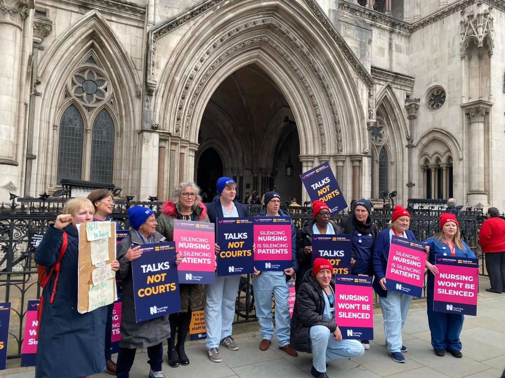 Court rules final day of RCN strike action is unlawful | Nursing Times