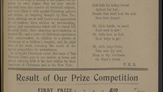 Issue: 294 1910-12-17 | Nursing Times