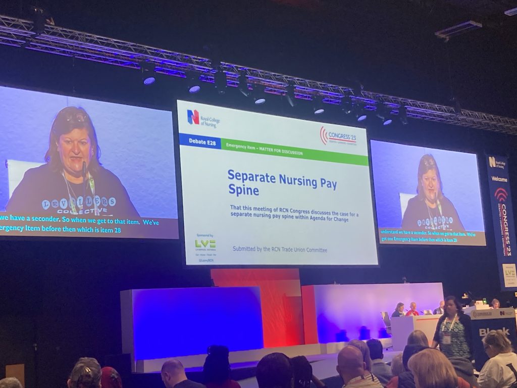 RCN members divided over separate nursing pay spine | Nursing Times