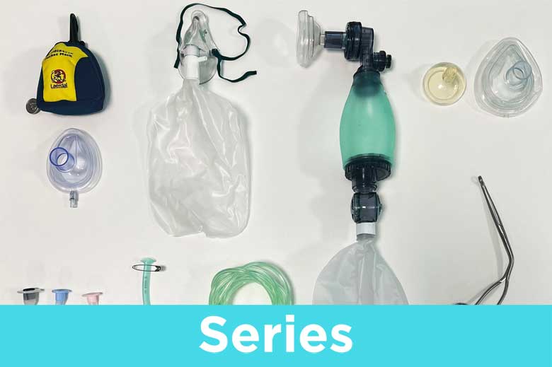 Paediatric emergency trolley 1: equipment to support airway and ...