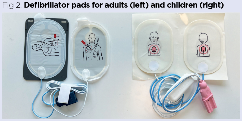 Paediatric emergency trolley 2: equipment to support circulation ...