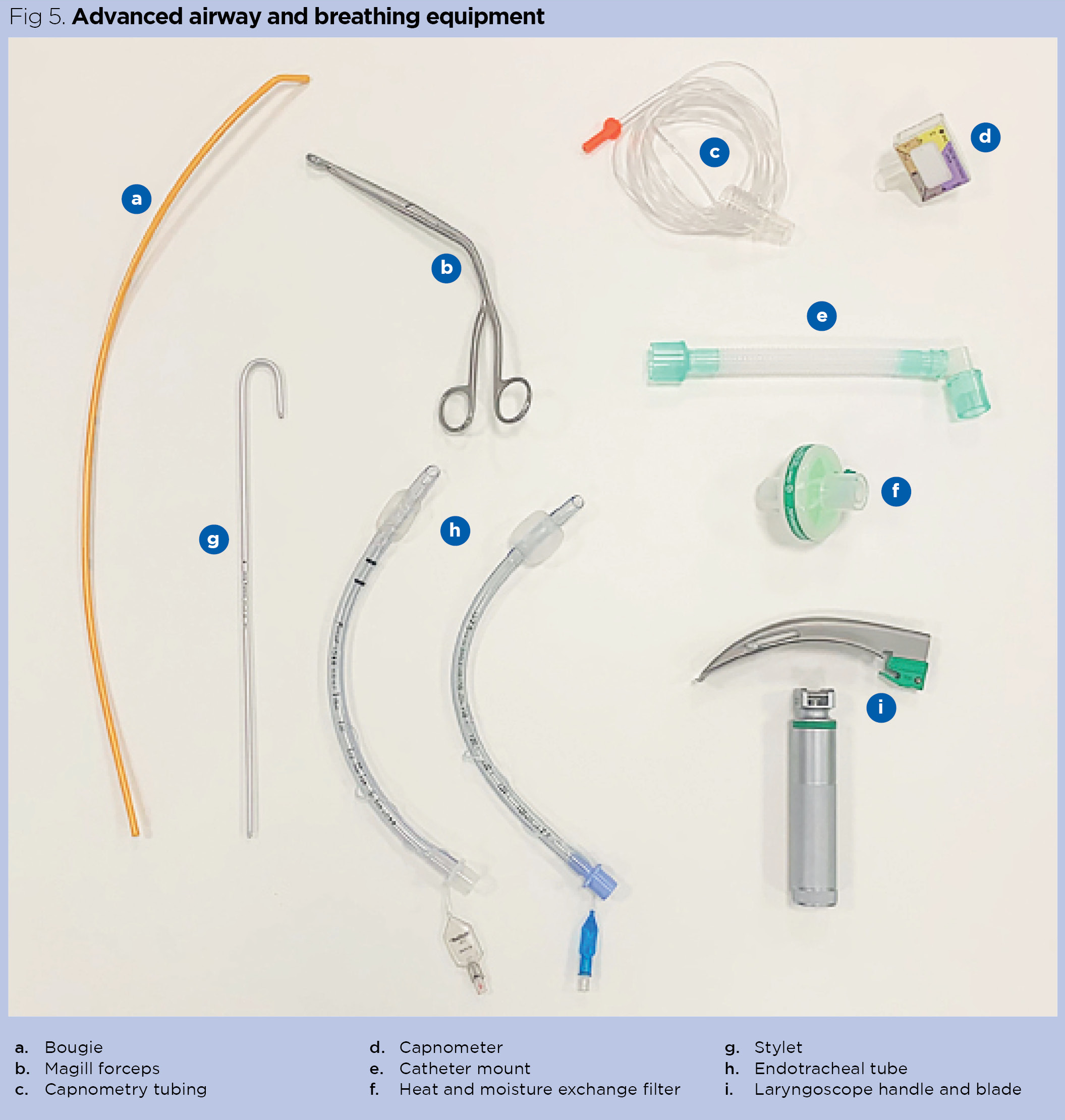 Adult emergency trolley 1: equipment to support airway and breathing ...