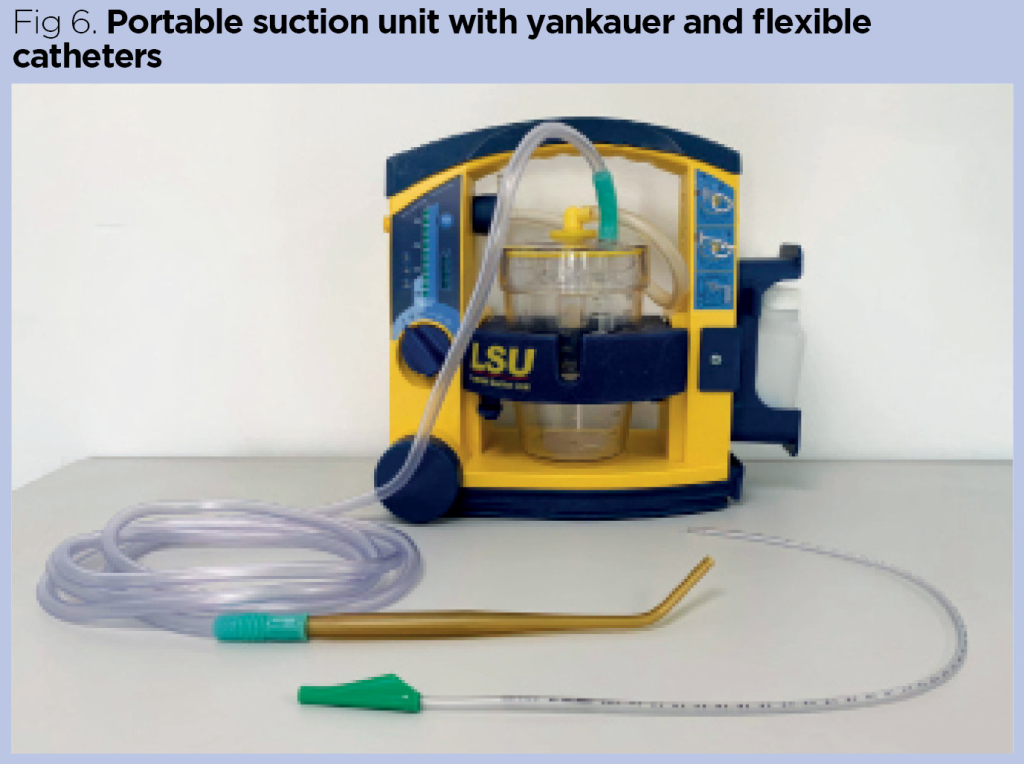 Adult emergency trolley 1: equipment to support airway and breathing ...