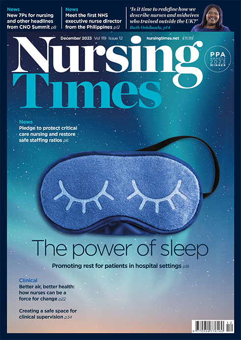 Digital Magazine: Nursing Times December 2023