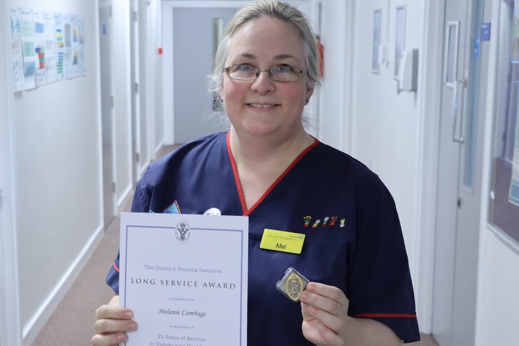 Teesside community nurse recognised with long service award | Nursing Times