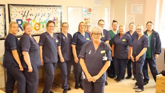 Community matron who pioneered working with care homes retires ...