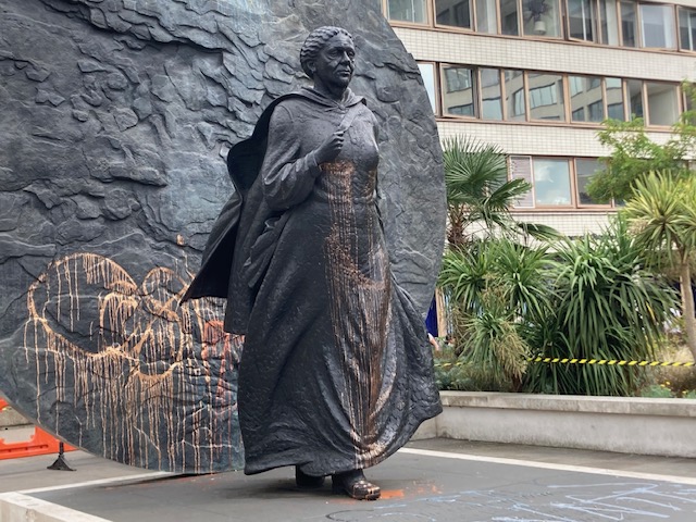 Mary Seacole statue defaced in 'despicable racist vandalism' | Nursing ...
